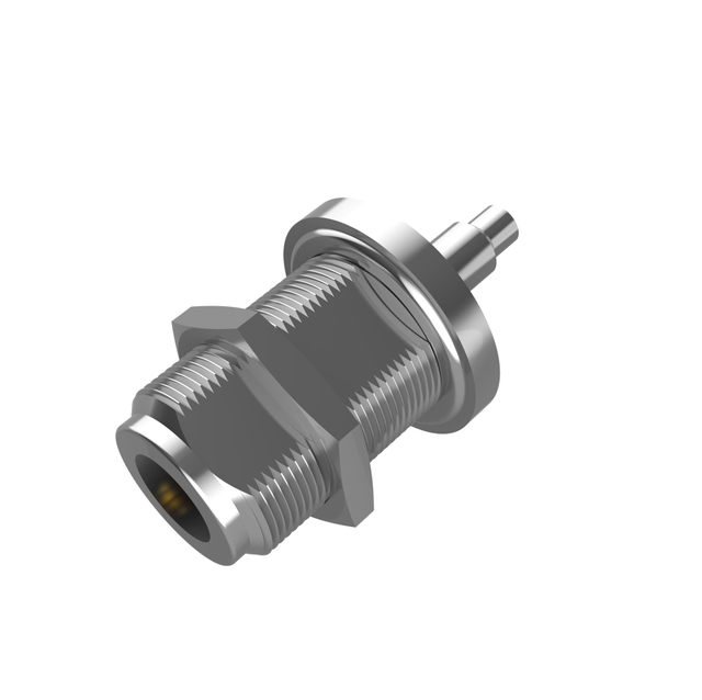 China N Connector Jack Crimping Bulkhead Straight Coaxial Cable ...