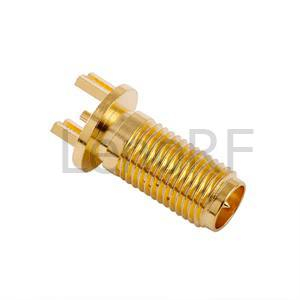 RP-SMA Jack Solder Bulkhead For PCB End Launch from China manufacturer ...